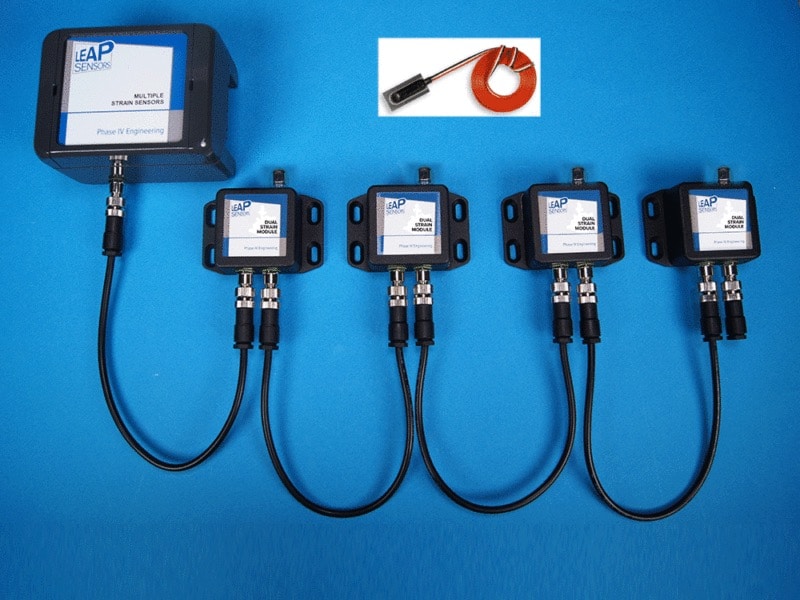Wireless Strain Sensor - Multiple Strain Bridges per Transmitter