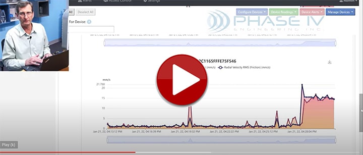 Wireless Vibration Sensors - Plant Equipment Remote Monitoring